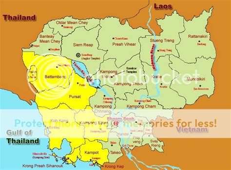 Pursat Cambodia Map