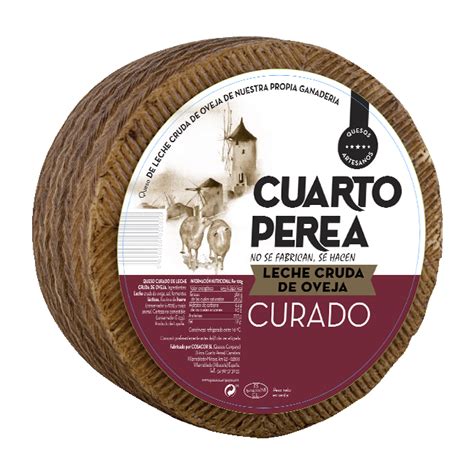 Queso Oveja CUARTO PEREA CURADO Quesos Campayo