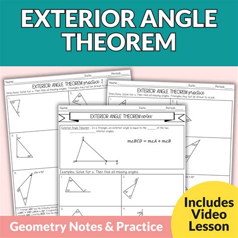 Segment And Angle Addition Postulates Notes And Worksheets 9th 11th