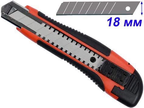 Нож строительный с сегментным лезвием 18мм Yato купить в E-1