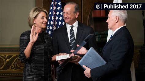 Betsy Devos Confirmed As Education Secretary Pence Breaks Tie The
