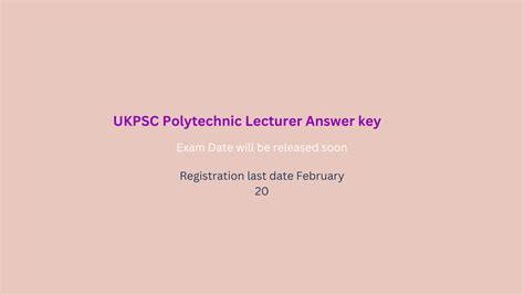 Ukpsc Polytechnic Lecturer 2025 Answer Key Release Date