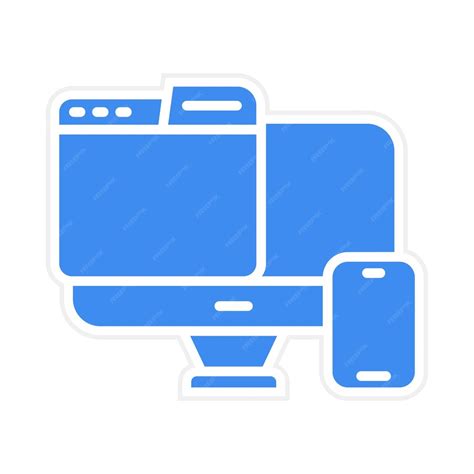 Premium Vector Responsive Design Icon Vector Image Can Be Used For Design