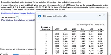 solved 1 calculate the test statistic χ2 χ2