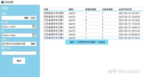 教你部署自己的【在线客服】系列 使用说明书（11）：查询历史会话记录 知乎