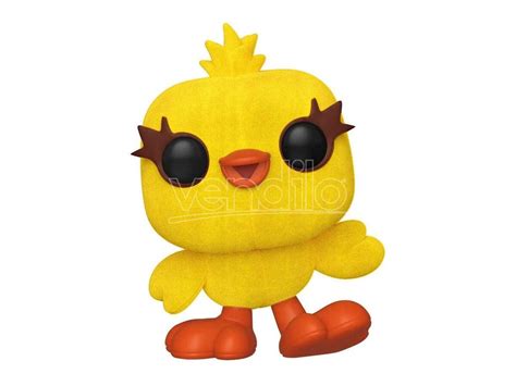Funko Pop Figura Disney Toy Story 4 Ducky Flocked Esclusiva Funko