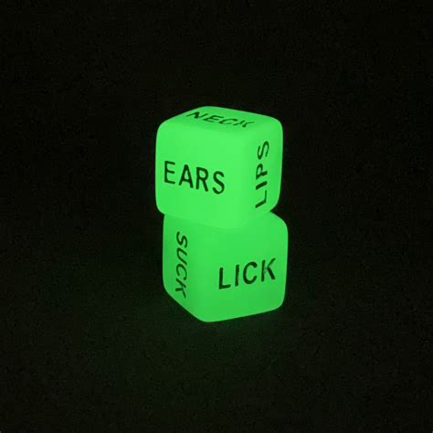 Sex Dice Glow In The Darksex Positions Fun In The Bedroom Etsy