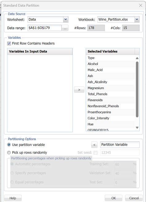Standard Data Partition Solver