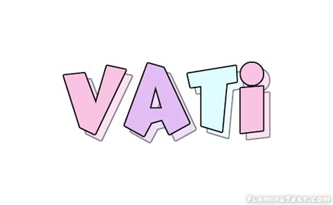 Vati Logo | Free Name Design Tool from Flaming Text