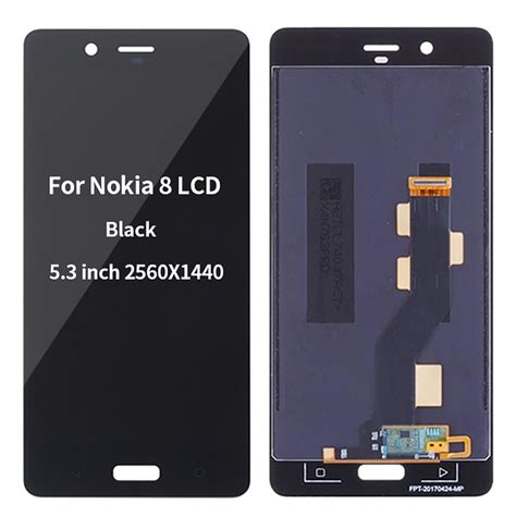 5 3 Voor Nokia 8 Lcd Scherm Met Touch Screen Digi Grandado