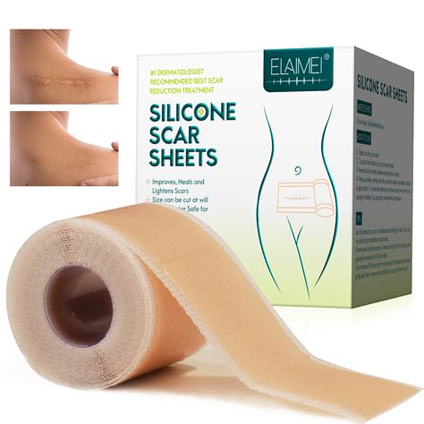 Silicone Scar Sheets Soft Silicone Scar Tape4cm 300cm Medical Grade