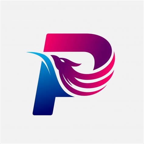Detail Desain Logo Huruf P Keren Koleksi Nomer 4