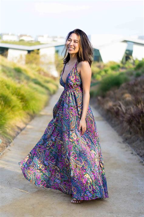 Boho Paisley Maxi Maxi Dress Paisley Maxi Dress Fashion