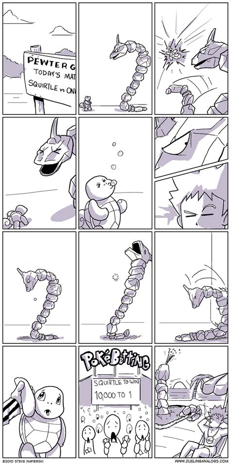 Squirtle Vs Onix Rpokecomics