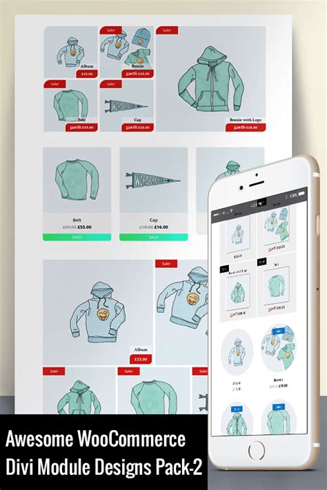 Awesome Woocommerce Divi Module Designs Pack 2