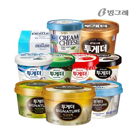 [투게더] 파인트 아이스크림 골라담기 쿠앤크 바닐라 엑설런트 크림치즈 녹차 티몬