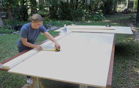 Diy Exterior Ping Pong Table • Mimzy And Company