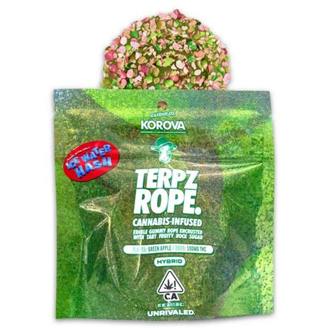 Korova Green Apple Terpz Rope 100mg Solventless