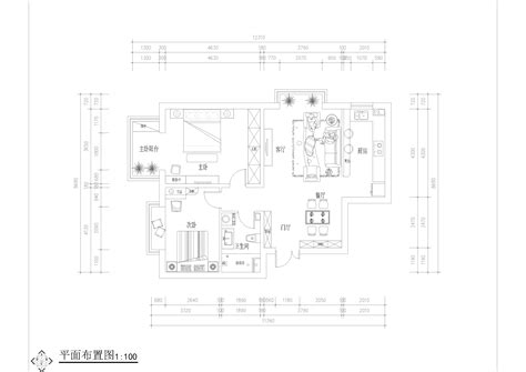 现代简约三居室90平米8万 首开香溪郡装修案例 北京房天下家居装修网