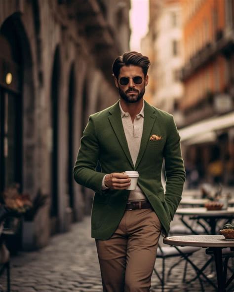 Blazer Outfits Green Hockerty