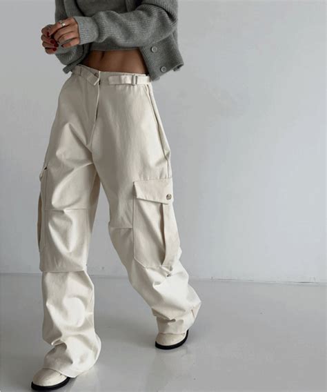 겨울신상 3컬러 고밀도 비조 리벳 카고 팬츠 에이블리
