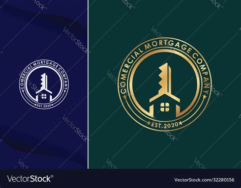 Home Architect Mortgage Logo Icon Royalty Free Vector Image