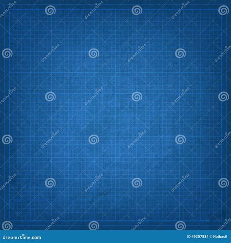 blueprint background blue paper print with white grid pattern vector