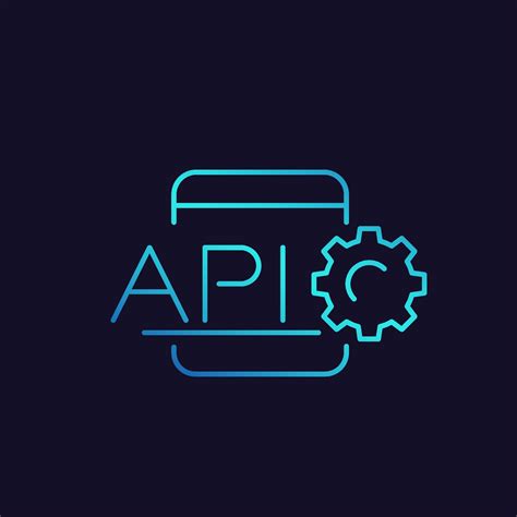 API Application Programming Interface Linear Icon Vector Art At Vecteezy