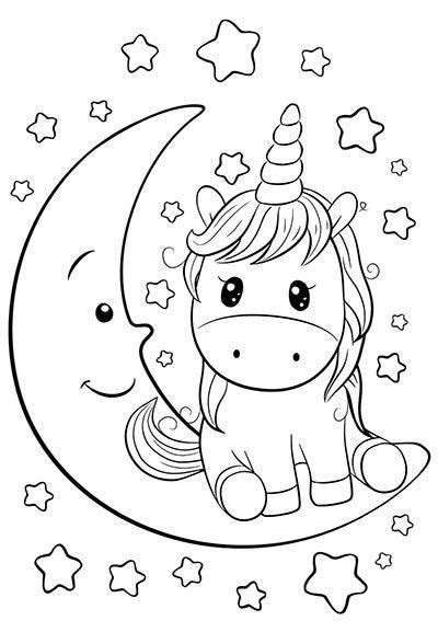 Kawaii Einhorn Ausmalbilder Kawaii Ausmalbilder Einhorn