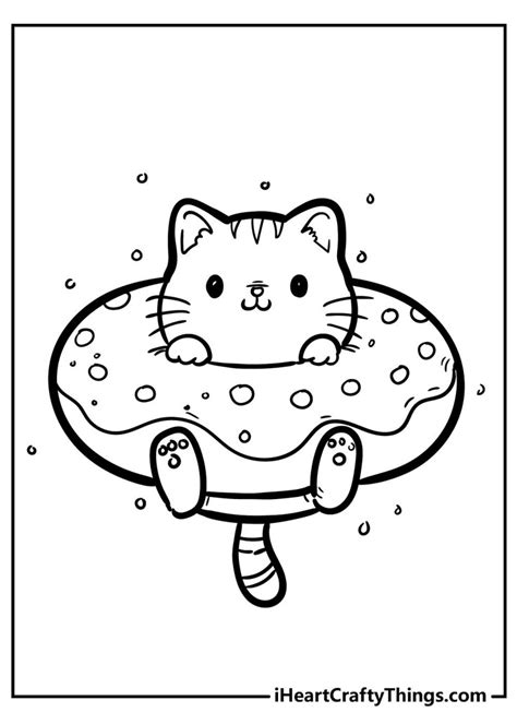 Kitten Coloring Pages Раскраски Детские раскраски Легкие рисунки