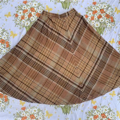 Plaid Circle Skirt Etsy
