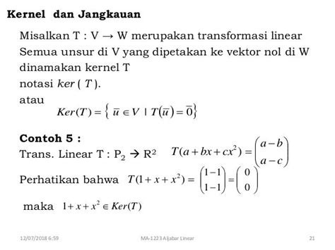 Contoh Soal Matriks Transformasi Linear Bakti Soal