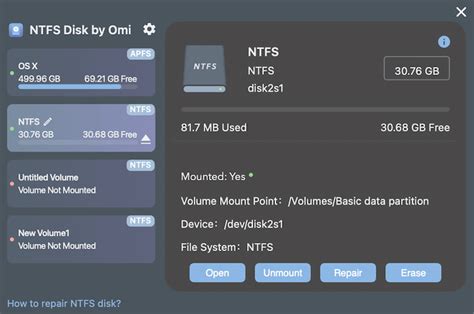 Omi Apps Best Free Mac Ios Utility Apps Ntfs Disk By Omi Best