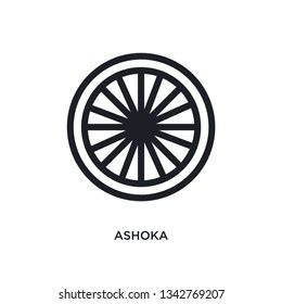 Ashoka Isolated Icon Simple Element Illustration Stock Vector Royalty
