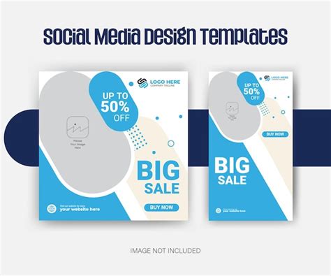 Premium Vector Fashion Social Media Promotion Design Layout