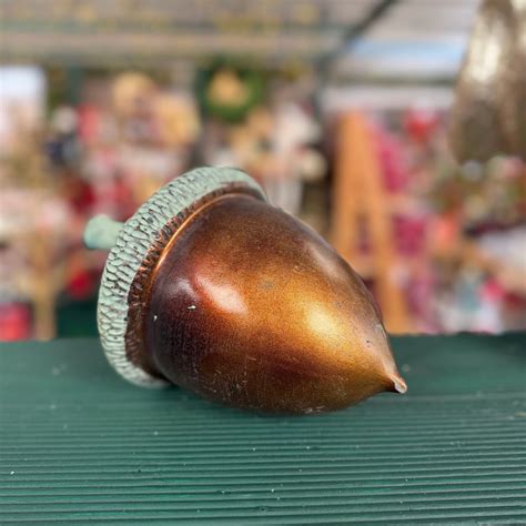 Large Rustic Verdigris Acorn Ornament Southwood Christmas Shop