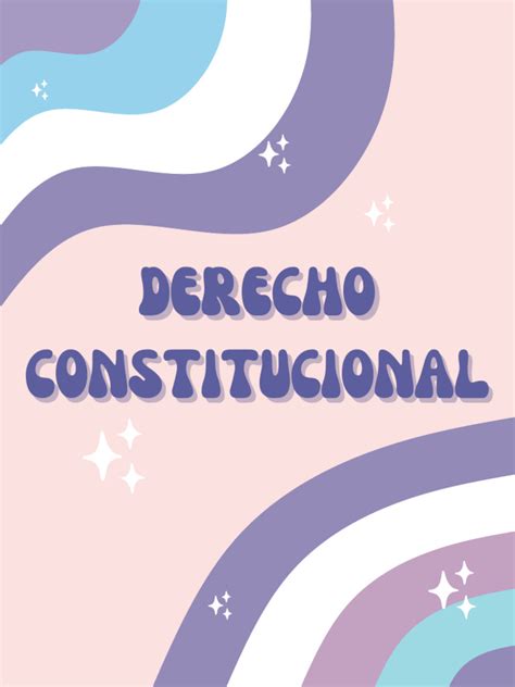 Derecho Constitucional Portada Pdf