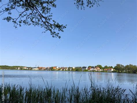 Hiking Around Gråsten Castle Lake Gråsten In The Jutland Region Of
