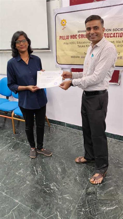 Student Felicitation 2023 24 Phcer Pillai Hoc College Of Education