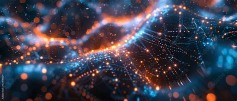 Collaborative Ai Tech Minds Glowing Synaptic Debrief Neural Pathways Blue And Orange Digital