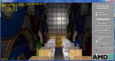 Amd Tiled Lighting Demo