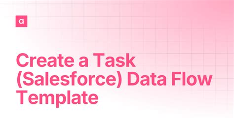 Create A Task Salesforce Data Flow Template Airkit Ai