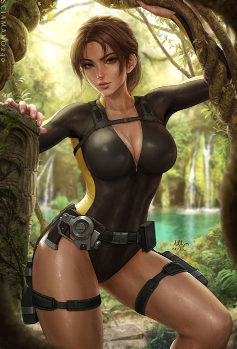 Lara Croft Tomb Raider Drawn By Sciamano240 Danbooru