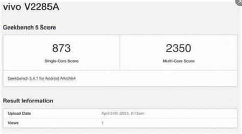 搭载4nm旗舰工艺天玑7200处理器 疑似vivo S17系列现身geekbench 知乎