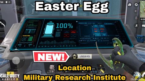 Easter Egg At Military Research Institute In Battle Royale Cod Mobile