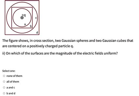 solved the figure shows in cross section two gaussian spheres and