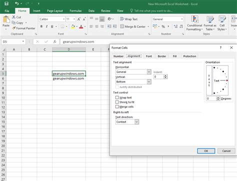 ¿cómo Rotar Texto En Una Hoja De Cálculo De Ms Excel