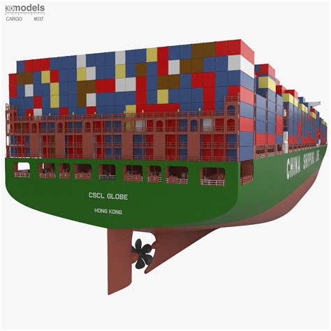 Globe Class Container Ship 3d Model Download Cargo Ship On Globe Class Container Ship 3d Model Download Cargo Ship On