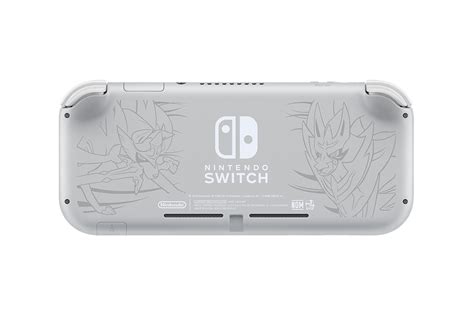 Switch Lite Featuring Pokemon Sword And Shield Legendaries Zacian And