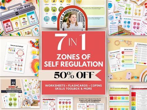 Zones Of Regulation Bundle Bulletin Board Calming Corner Kit Coping